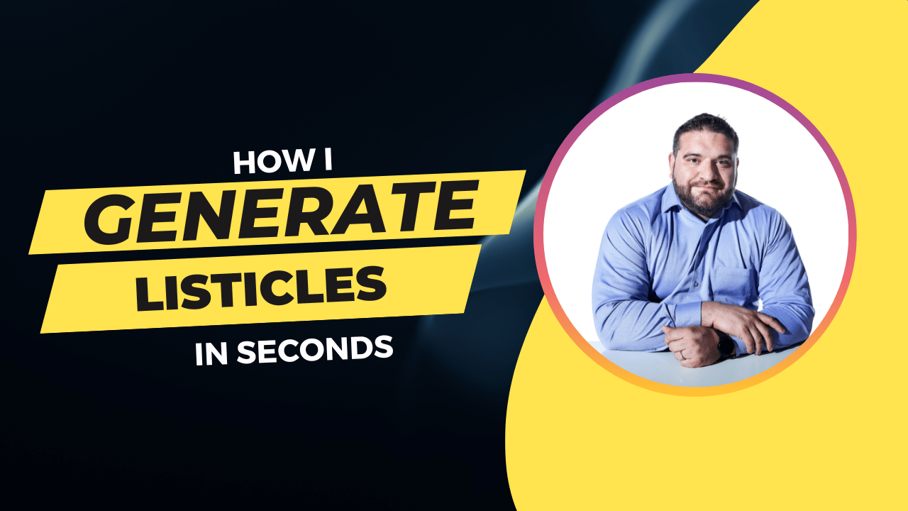 How I generate listicles for social media in less than a minute